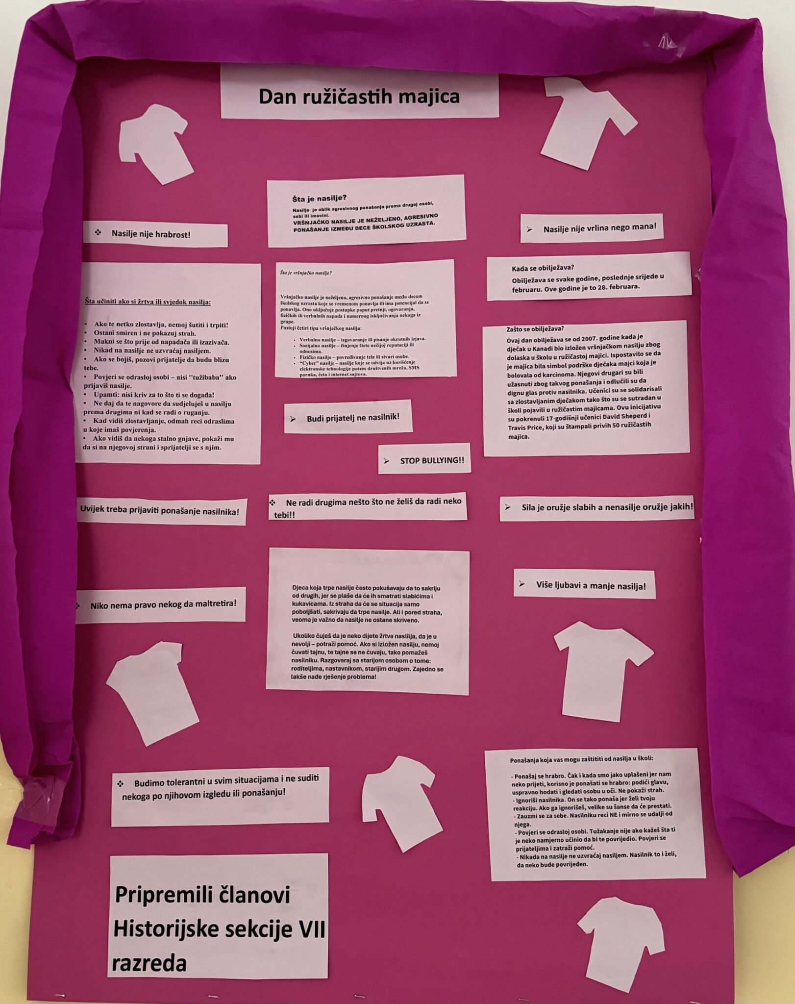 Dan ružičastih majica – JU "Treća osnovna škola" Ilidža